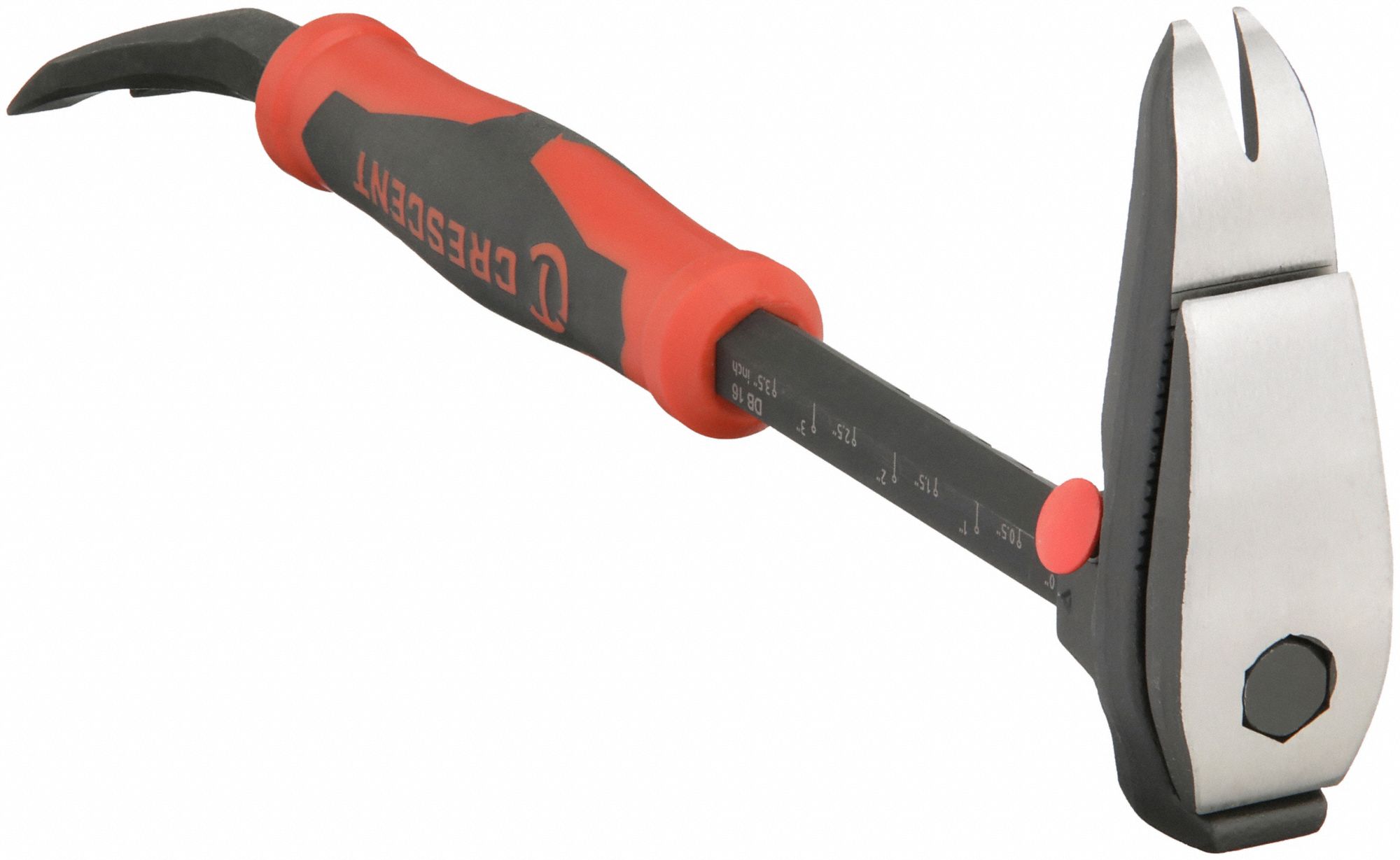 Claw End, 16 in Overall Lg, Adjustable Nail Puller - 36M821|DB16 - Grainger