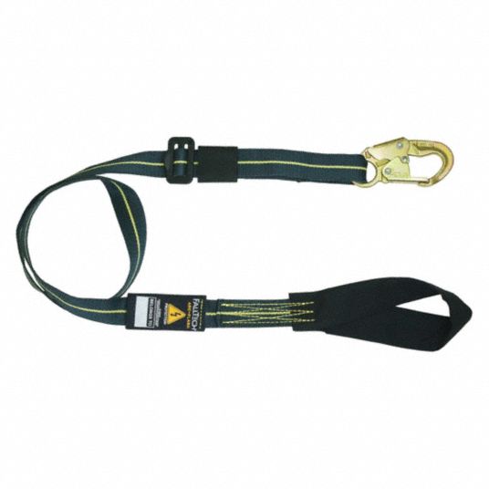 FALLTECH, Arc-Flash Rated, Steel Snap Hook, Positioning Lanyard ...