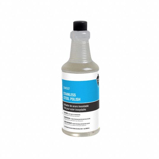 Trigger Spray Bottle, 32 oz Container Size, Metal Cleaner and Polish ...