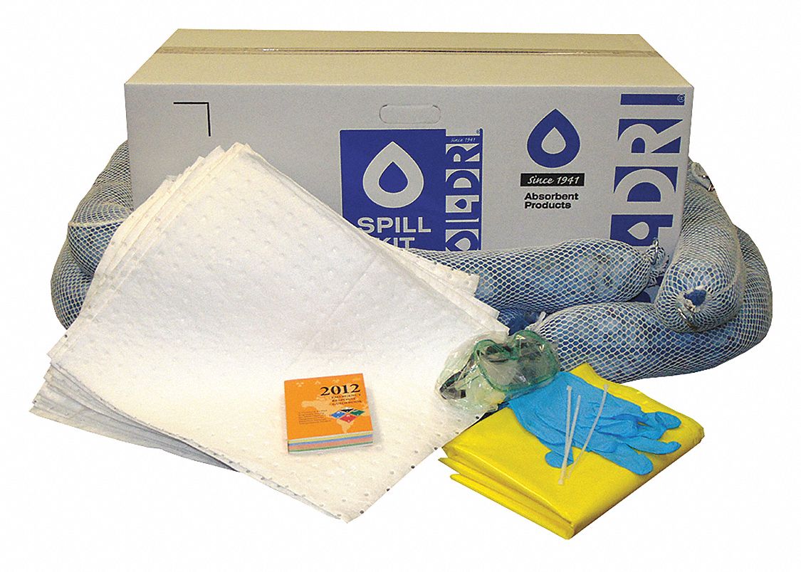 OIL-DRI, 16 gal Volume Absorbed Per Kit, Box, Spill Kit - 36MV45 ...
