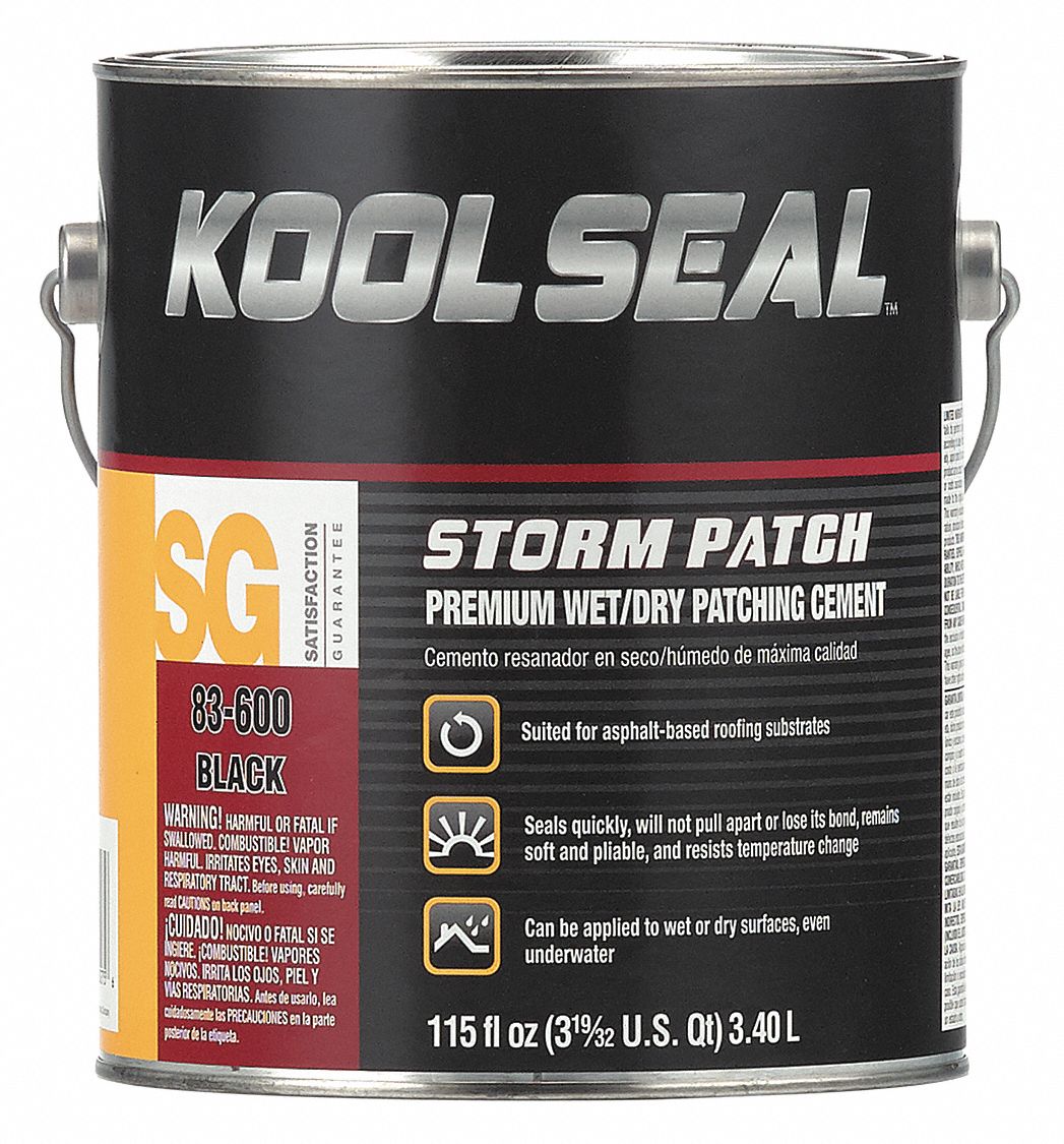 Black, 1 gal, Roofing Sealant - 36MV71|KS0083600-16 - Grainger