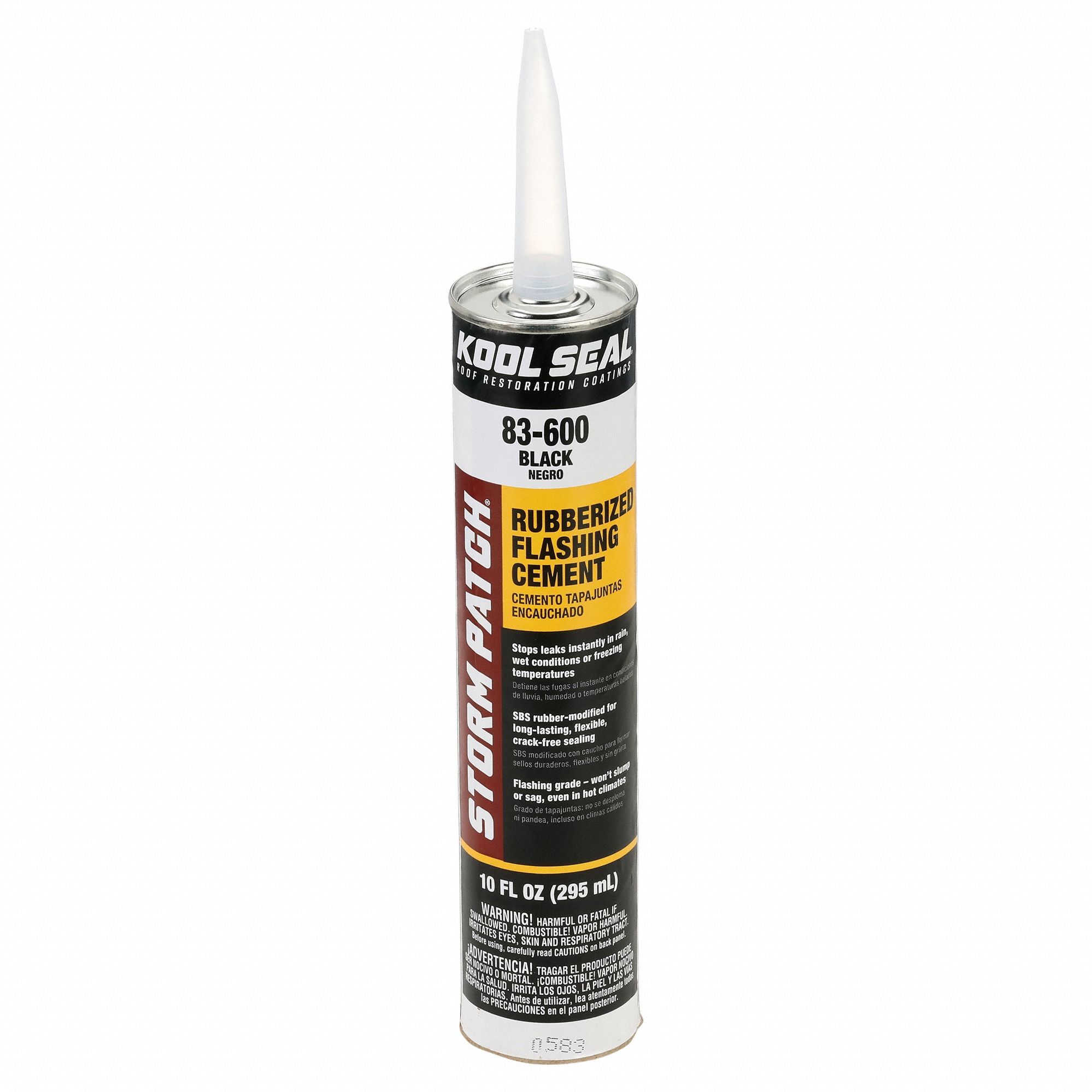 Black, 10 fl oz, Roofing Sealant - 36MV72|KS0083600-01 - Grainger