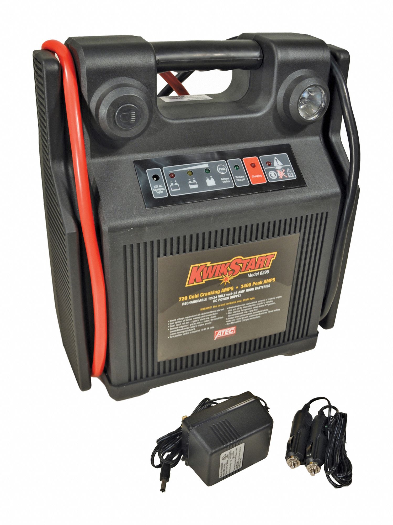 Associated 6296 Battery 12 24 Volt Jump Starter