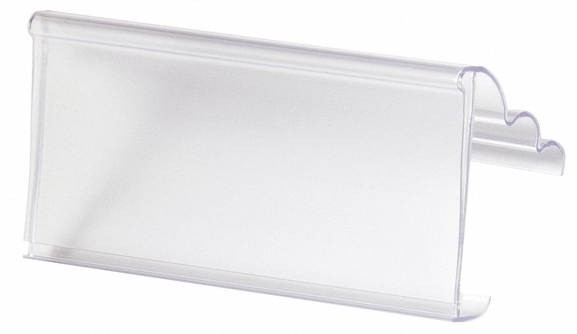 AKRO-MILS, 3 in x 1 1/4 in, Clear, Label Holder - 36MY25|29306 - Grainger