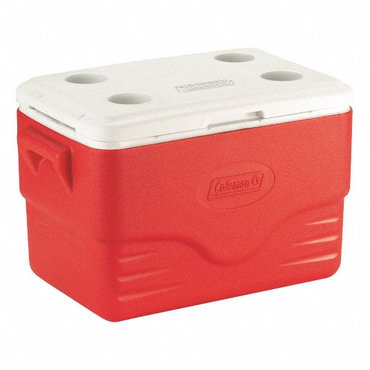 COLEMAN, Red, 46 Cans, Personal Cooler - 36MY77|6281A703G - Grainger