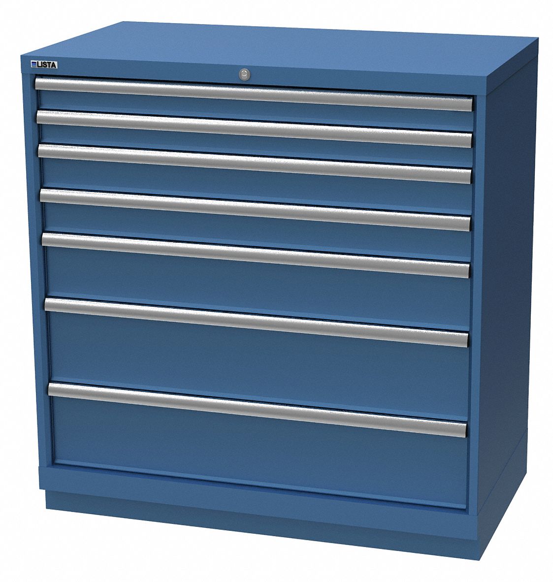 LISTA, 56 3/8 in x 22 1/2 in x 39 3/8 in, 7 Drawers, Modular Drawer ...