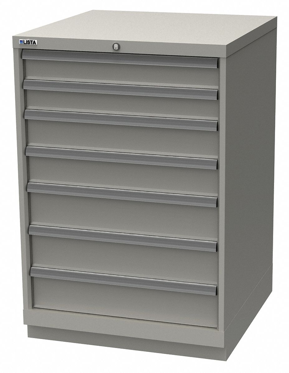 LISTA, 28 1/4 in x 28 1/2 in x 39 3/8 in, 7 Drawers, Modular Drawer ...