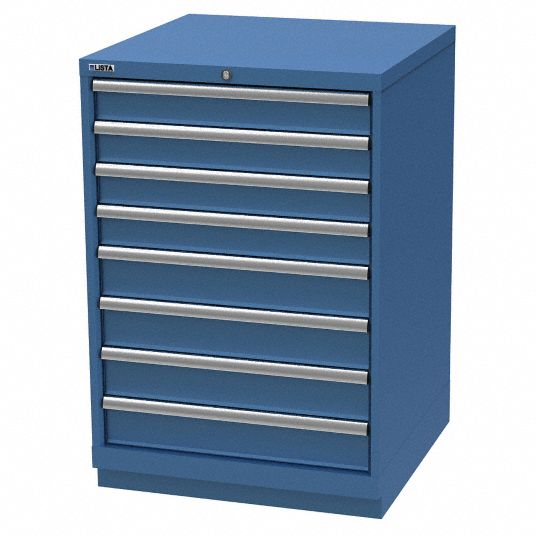 LISTA, 28 1/4 in x 28 1/2 in x 41 3/4 in, 8 Drawers, Modular Drawer ...
