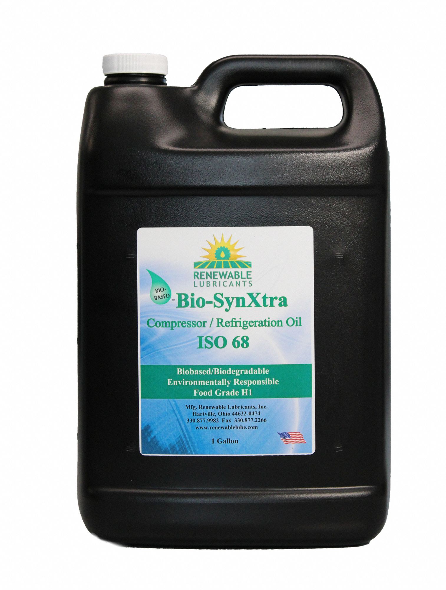 RENEWABLE LUBRICANTS, 1 gal, Bottle, Compressor Oil - 36N462|87853 ...