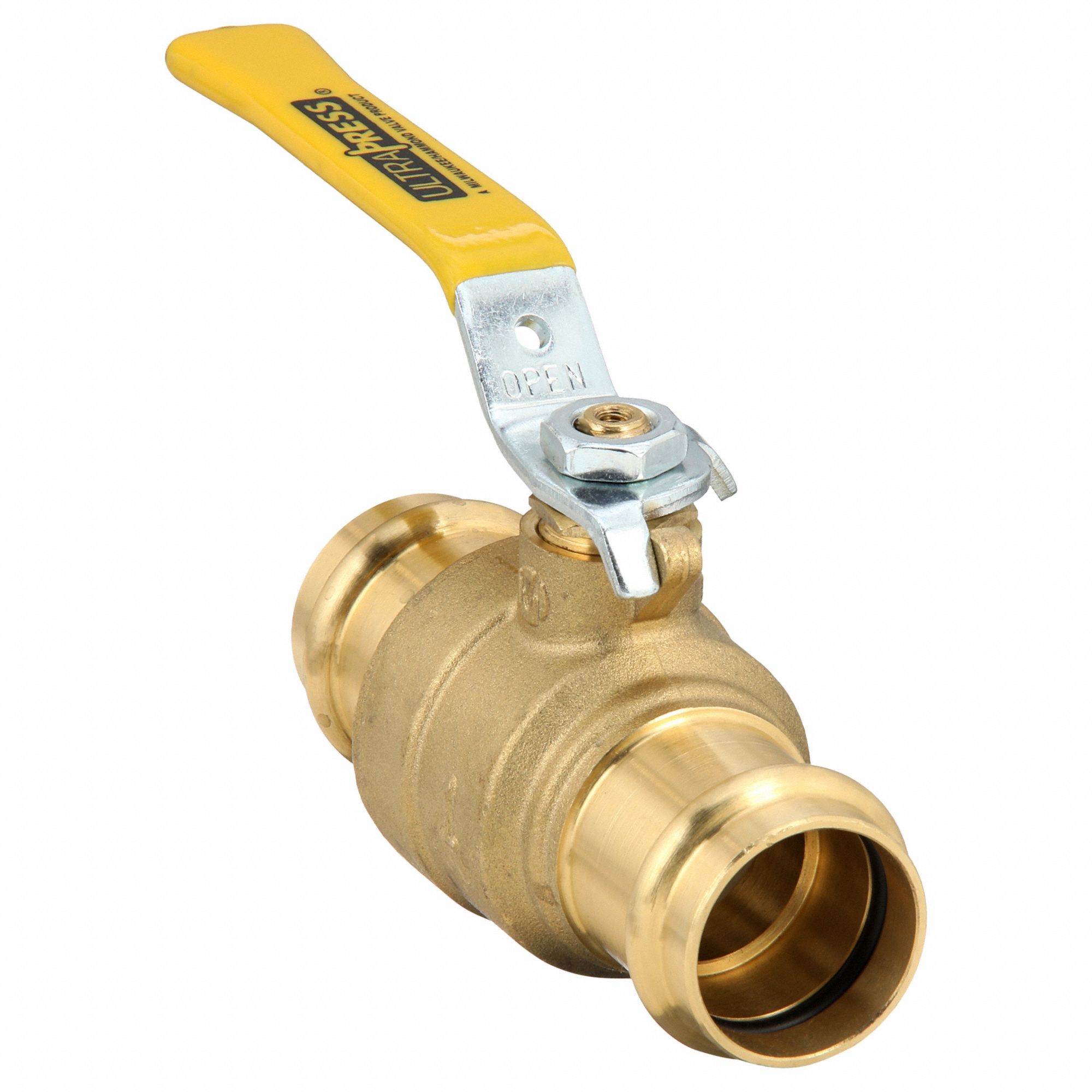 MILWAUKEE VALVE, 1 in, Brass, Manual Two-Way Ball Valve - 36N859|BA ...