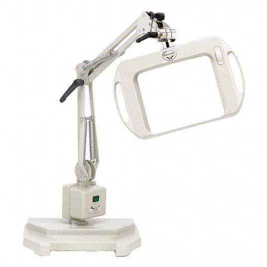 O.C. WHITE, Fluorescent, 1.75x, Rectangular Magnifier Light - 36NC04 ...