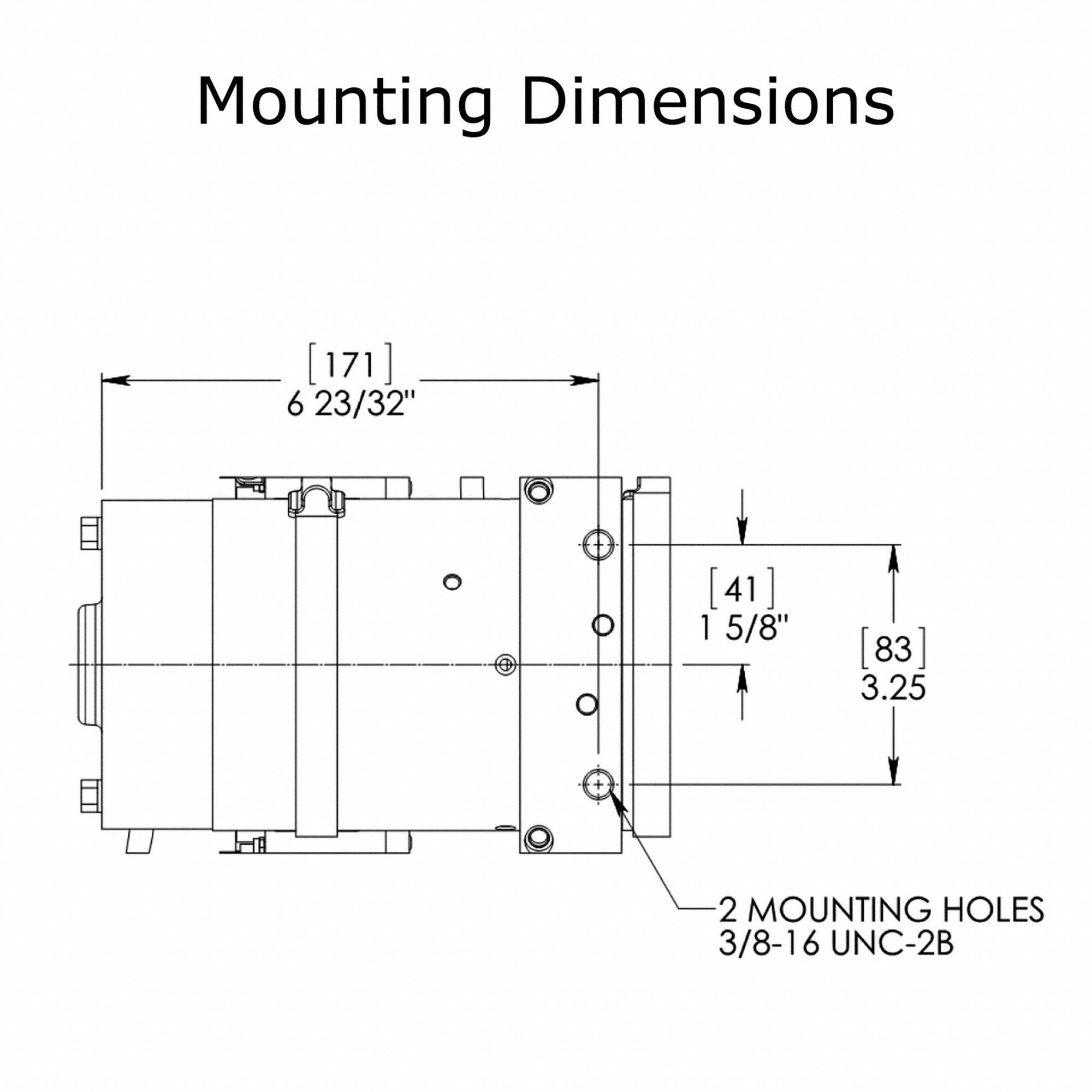 MONARCH Hydraulic Power Unit: 2 gpm, 3,000 psi Max. Pressure, 1 gal ...