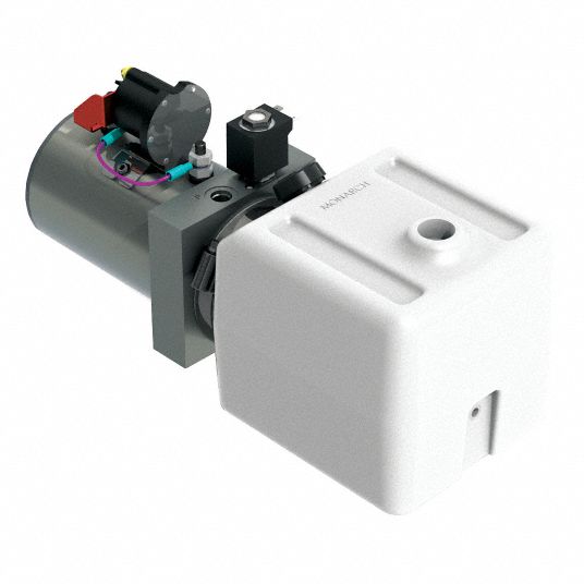 MONARCH Hydraulic Power Unit: 3.4 gpm, 3,000 psi Max. Pressure, 0.6 gal ...