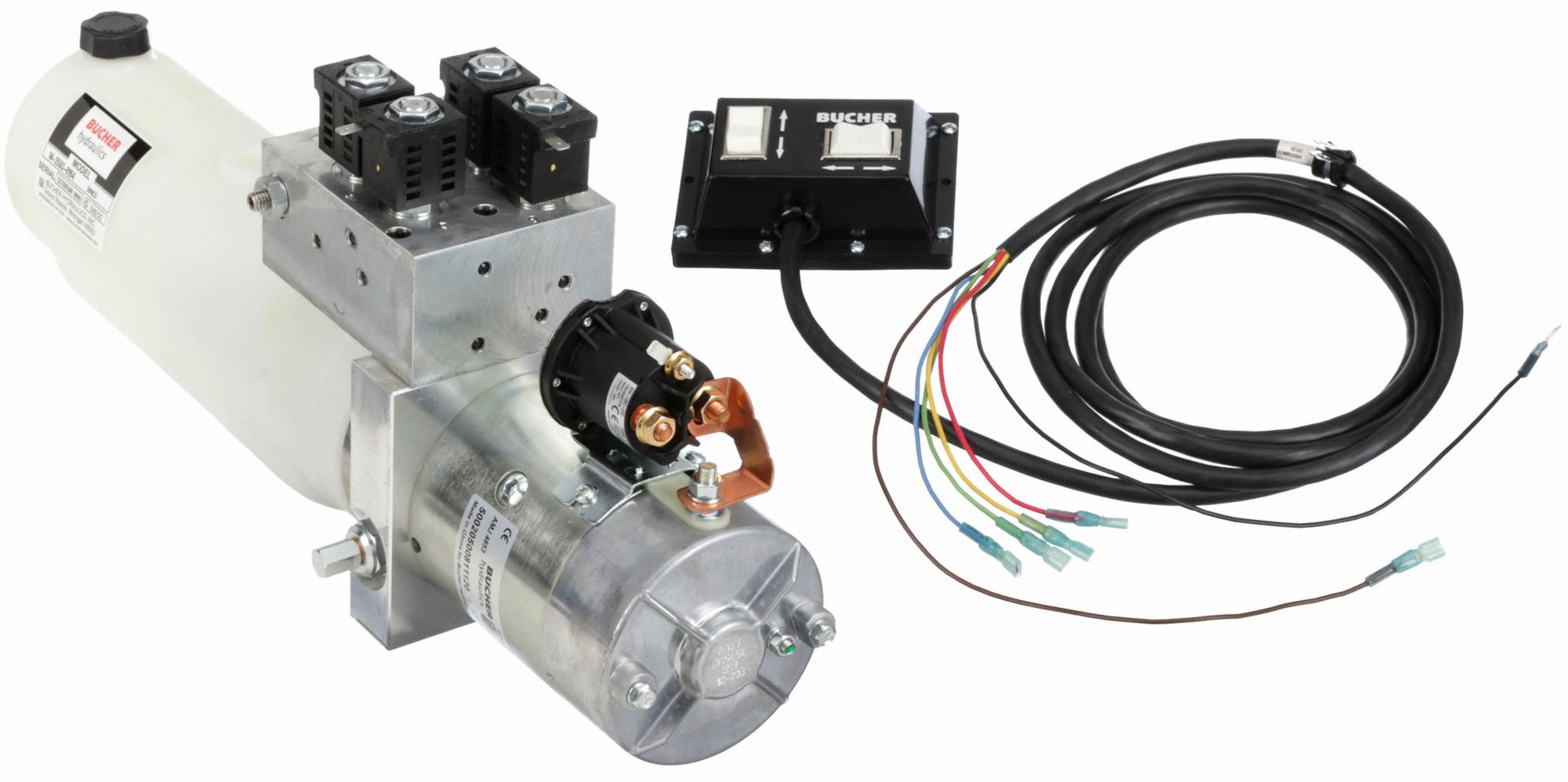 MONARCH Hydraulic Power Unit: 2 gpm, 3,000 psi Max. Pressure, 0.5 gal ...