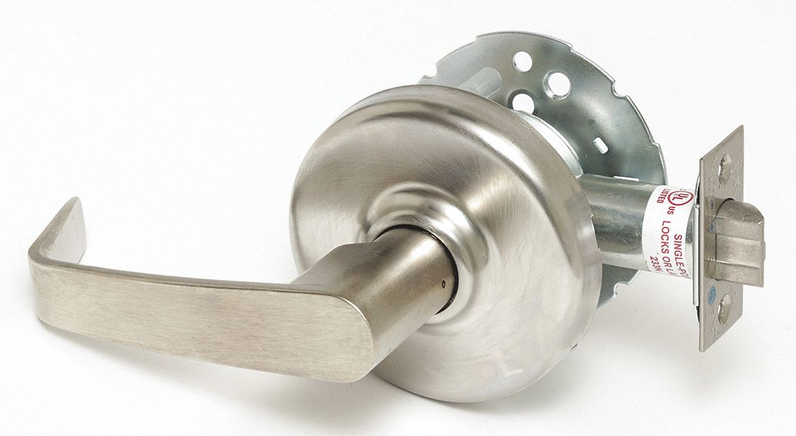 CORBIN, Passage Lever Locksets, Chrome, Door Lockset - 36NH17|CL3390 ...