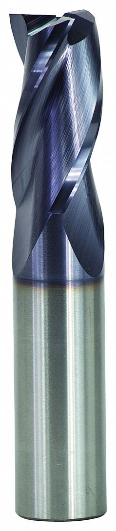 Right Hand, Center Cutting, Square End Mill - 36NR93|CEM14F3TIALN ...