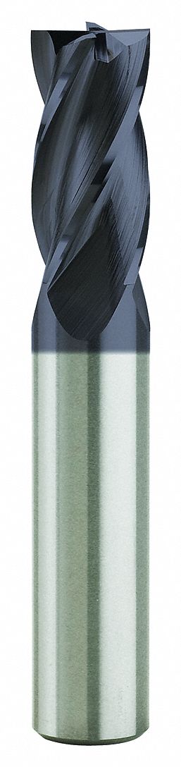 Right Hand, Center Cutting, Square End Mill - 36NX06|CEM332F4TIALN ...