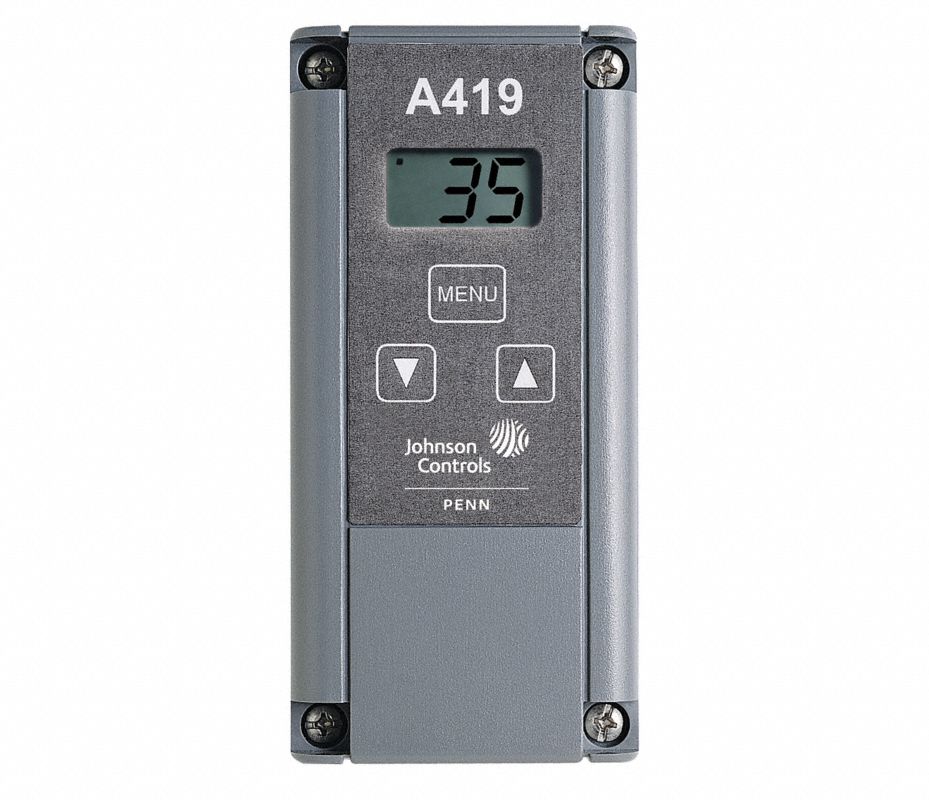 JOHNSON CONTROLS Control Temp Elec,Alt 5 pulg. - 36P549 | A419ABC-1C ...