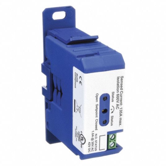 Current Sensing Relay, Self Powered Input or Control Voltage - Grainger