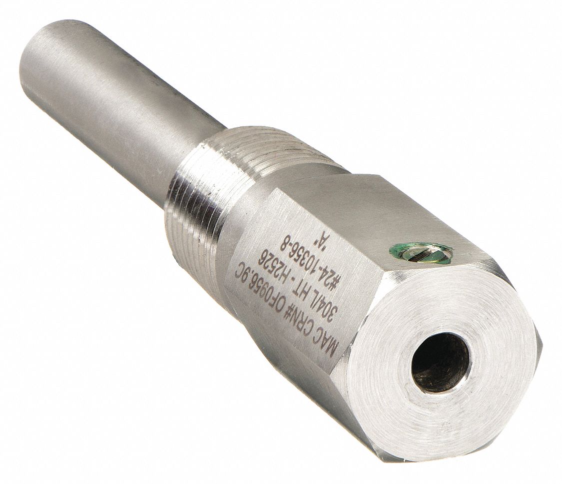 JOHNSON CONTROLS, Direct Mount with Setscrew, Stainless Steel ...