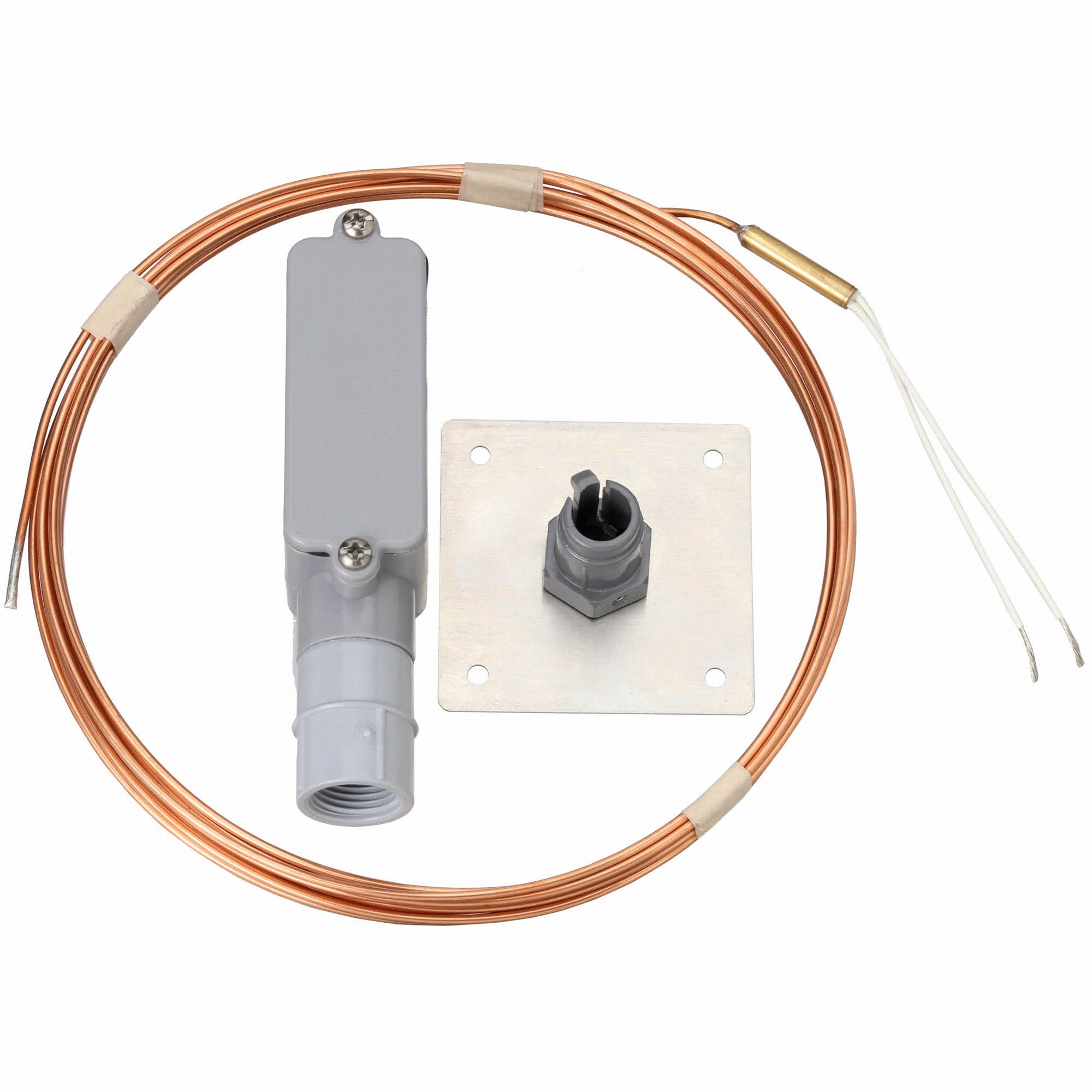 JOHNSON CONTROLS Temperature Sensor, Nickel 1k ohm, Adjustable, Plastic ...