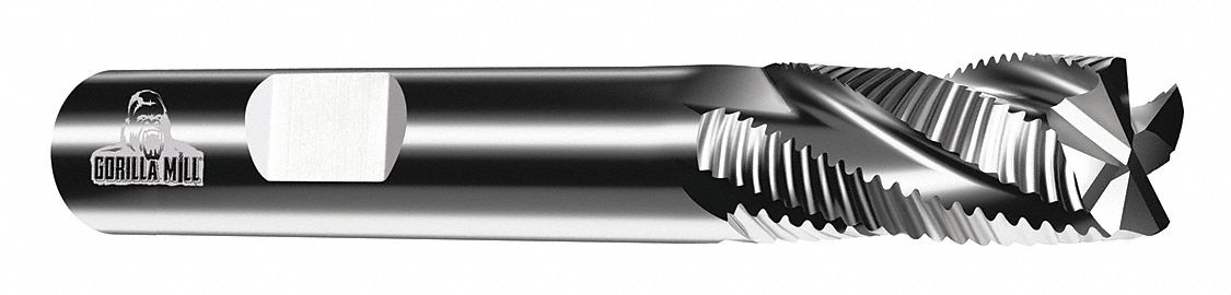 1/2 in Milling Dia., 1 1/4 in Lg of Cut, Corner Chamfer End Mill ...