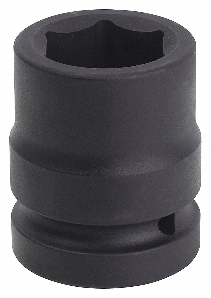 SUNEX SOCKET, IMPACT, HEX, SHALLOW, 6 PT, DURABLE, BLACK, 32 MM X 1 IN ...