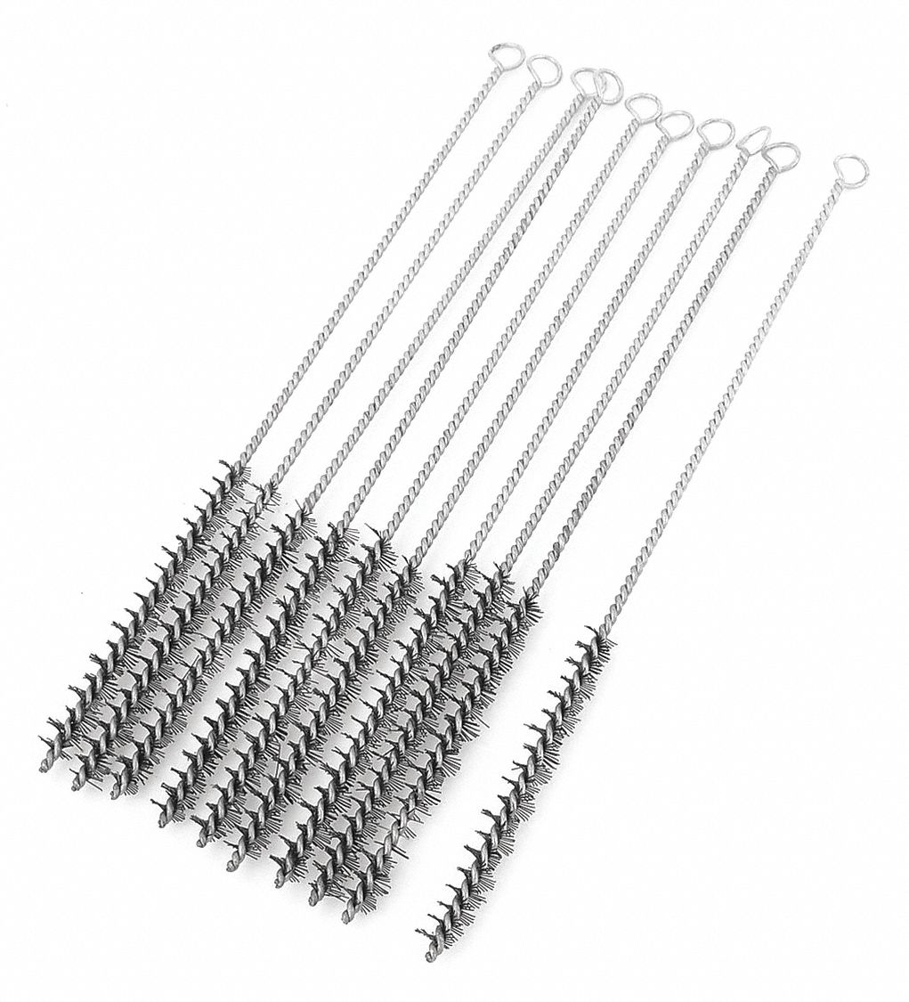 WEILER, Double Stem, Carbon Steel, Double Spiral Tube Brush - 36RC93 ...