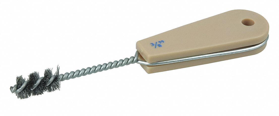 WEILER, 0.5 in Brush Dia, 1 in Brush Lg, Copper Tube Fitting Brush ...