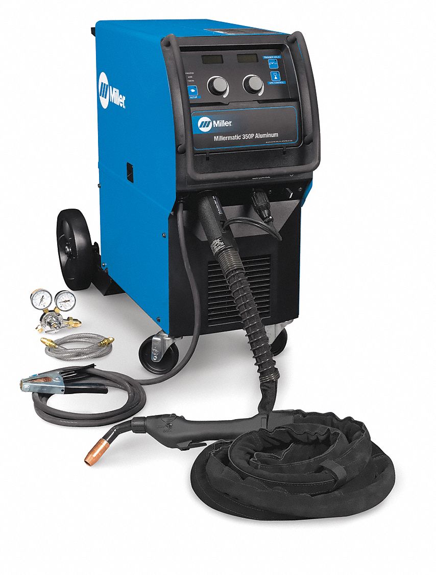 MILLER ELECTRIC Mig Welder, Millermatic 350P Aluminum Series, Input ...