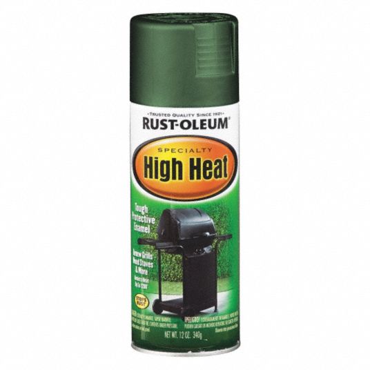 RUST OLEUM Metal Solvent High Heat Coating 36RD96 7752830 Grainger