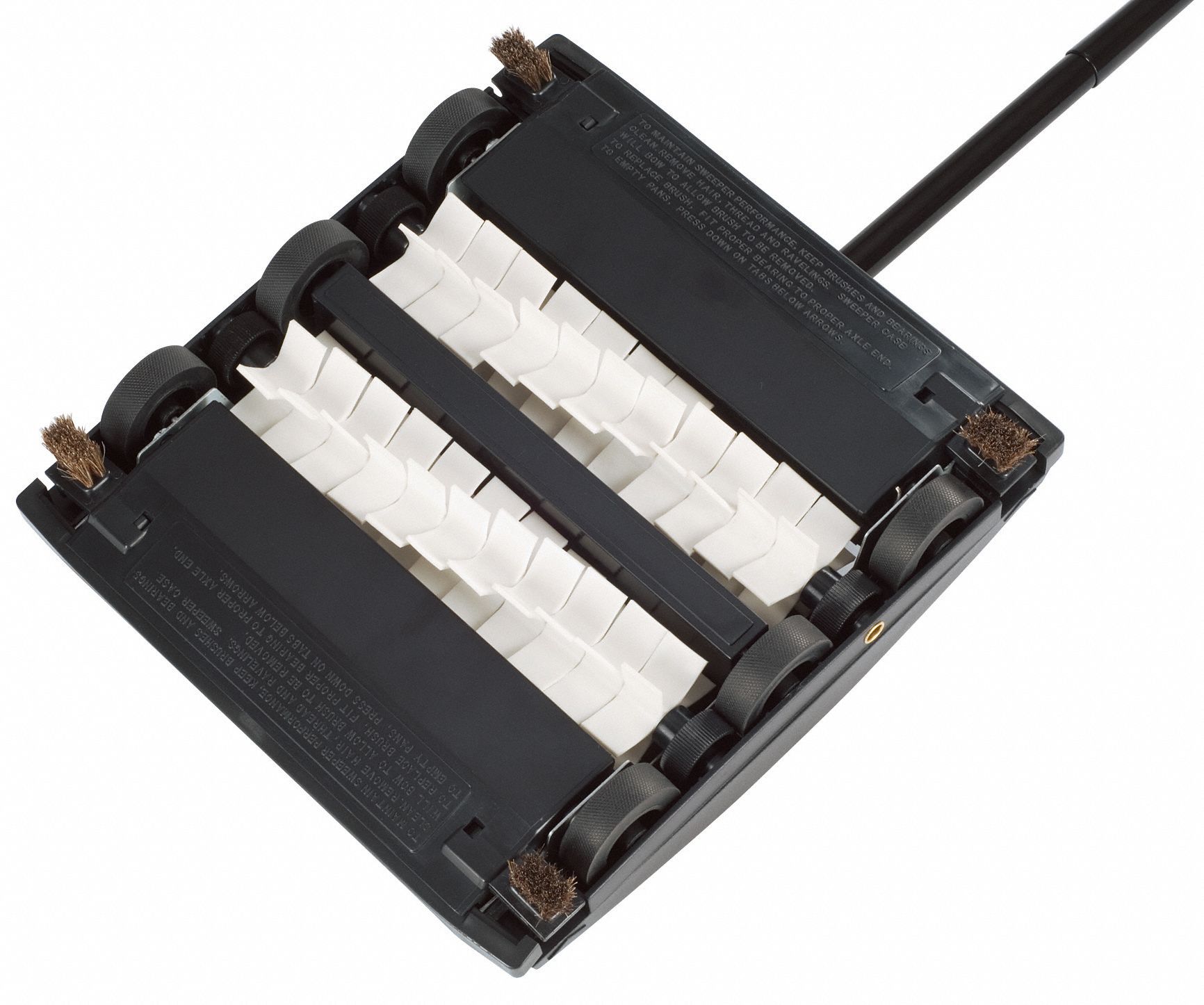 BISSELL COMMERCIAL Stick Sweeper: 9 1/2 in Cleaning Path Wd, Manual ...