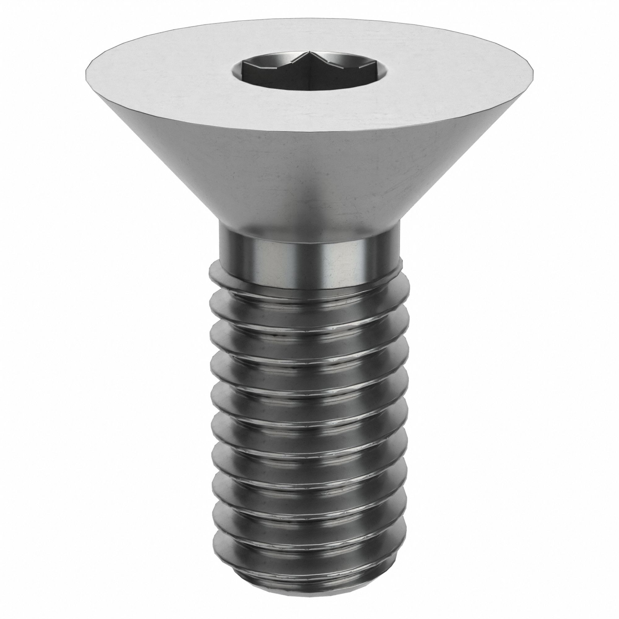 #10-32 Thread Size, 1/2 in Lg, Socket Flat Head Screw - 36RJ64 ...