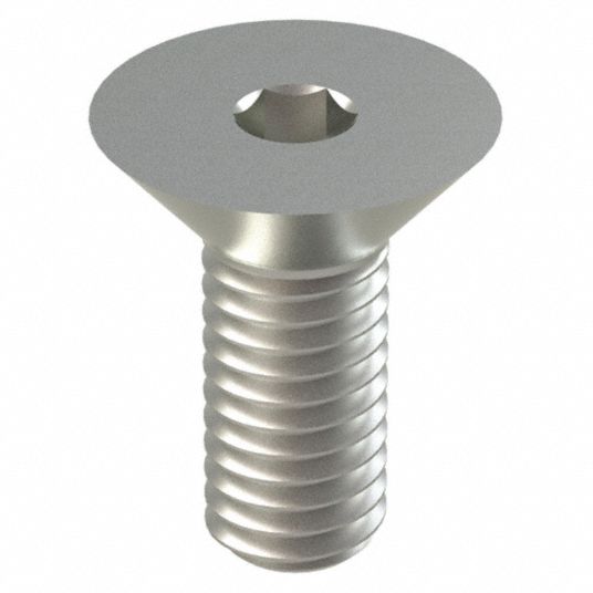 #10-32 Thread Size, 1/2 in Lg, Socket Flat Head Screw - 36RJ64 ...