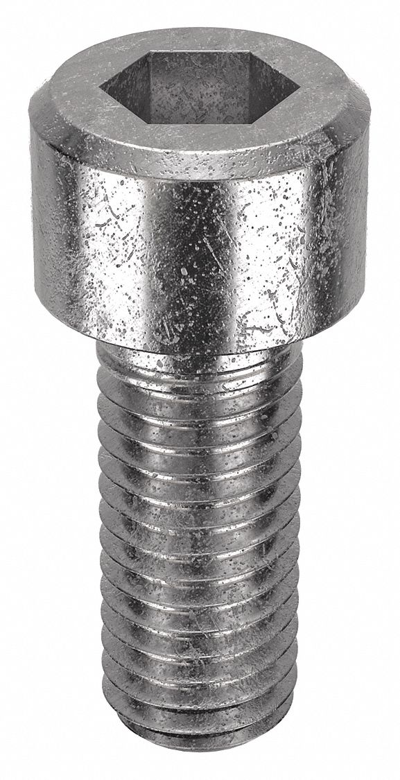 M10-1.5 Thread Size, 25 mm Lg, Socket Head Cap Screw - 36RK38 ...