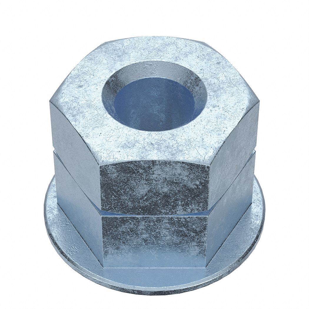 2-Piece Wedge, Std Hex, Lock Nut - 36RM03|NMC 205-01-565 - Grainger