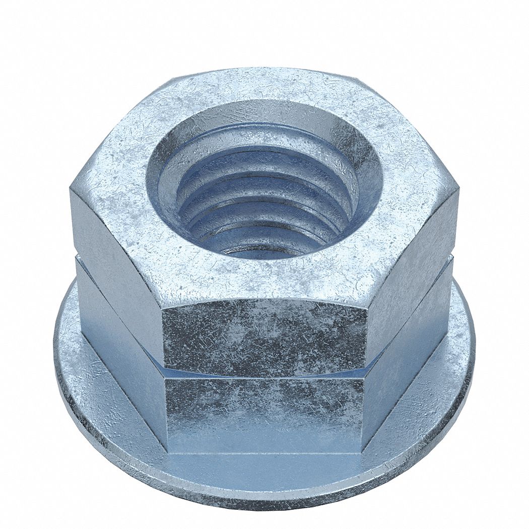 2-Piece Wedge, Std Hex, Lock Nut - 36RM07|NSC 203-01-565 - Grainger