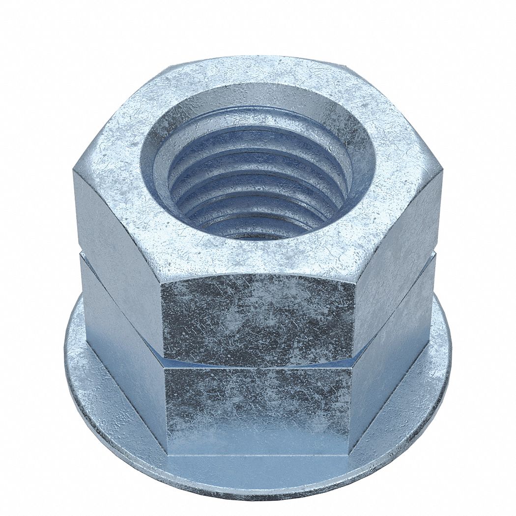 2-Piece Wedge, Std Hex, Lock Nut - 36RM13|NSC 207-01-565 - Grainger