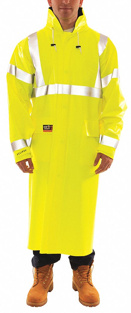 TINGLEY, 2 PPE CAT, 8.7 cal/sq cm ATPV, Arc Flash Flame Resistant Rain ...