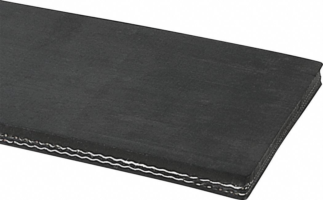 6 in Belt Wd, 11/32 in Belt Thick, Heavy-Duty Multi-Ply Conveyor Belt ...