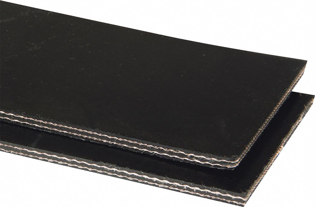 20 in Belt Wd, 3/16 in Belt Thick, Light-Duty Multi-Ply Conveyor Belt ...