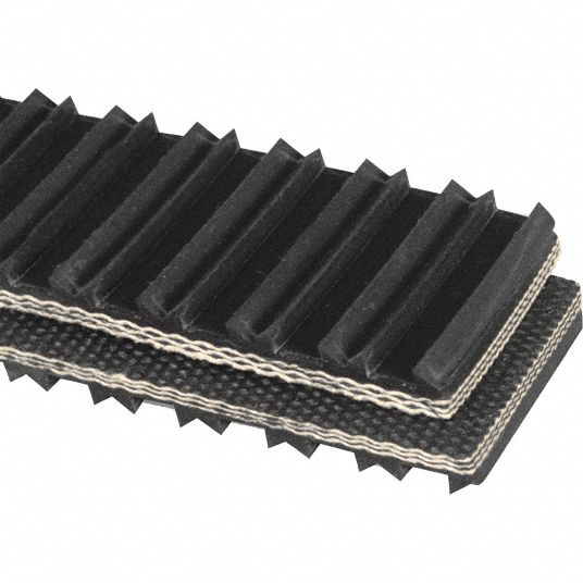 10 in Belt Wd, 5/16 in Belt Thick, High-Grip Multi-Ply Conveyor Belt ...