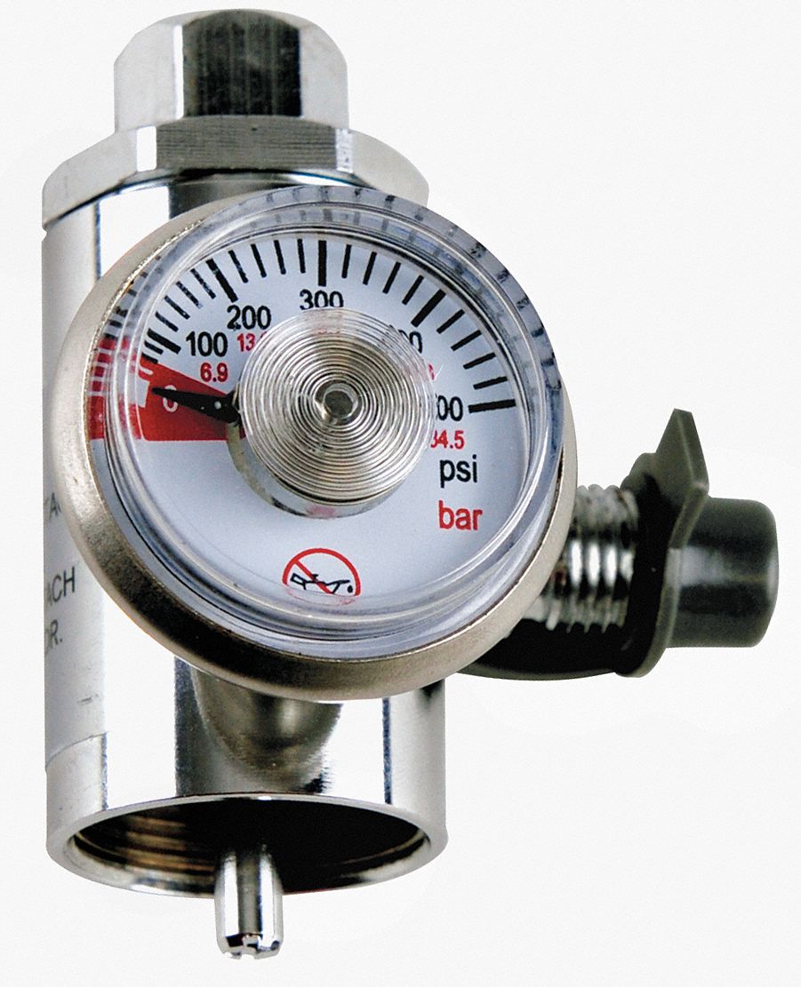 SENSIT, Gas Regulator, Stainless Steel, Gas Cylinder Regulator - 36T534 ...