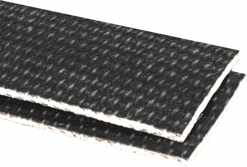 8 in Belt Wd, 3/32 in Belt Thick, Low-Friction Multi-Ply Conveyor Belt ...
