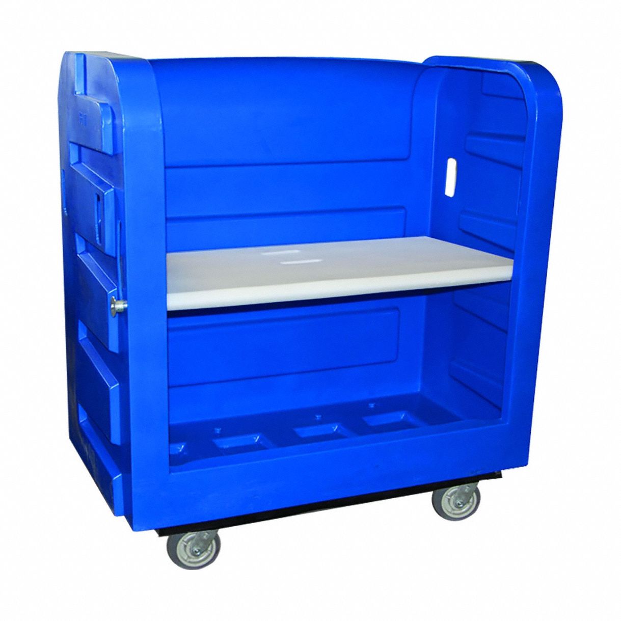 ROYAL BASKET TRUCKS, Blue, (4) Swivel, Linen Cart - 824JA2|G36-BLX-TPA ...