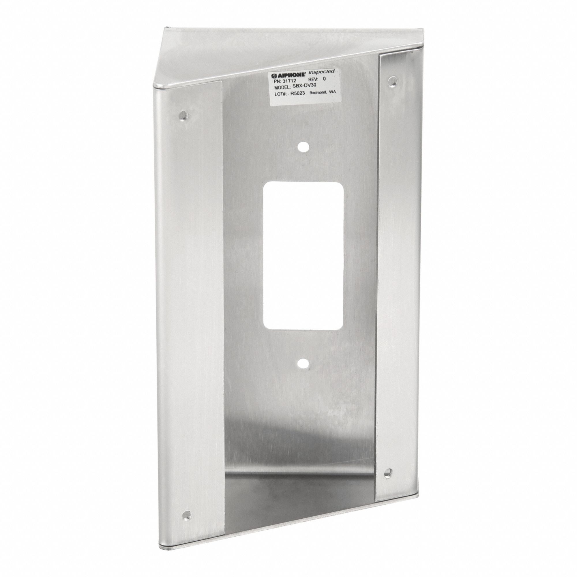 AIPHONE, Angle Box, 2 7/8 in Overall Dp, Angle Box - 36TR96|SBX-DV30 ...