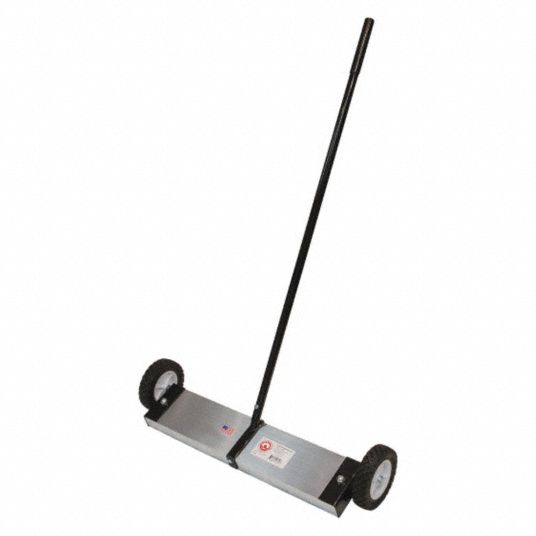 MAG-MATE, 24 in Magnet Lg, 13/16 in Magnet Ht, Magnetic Floor Sweeper ...