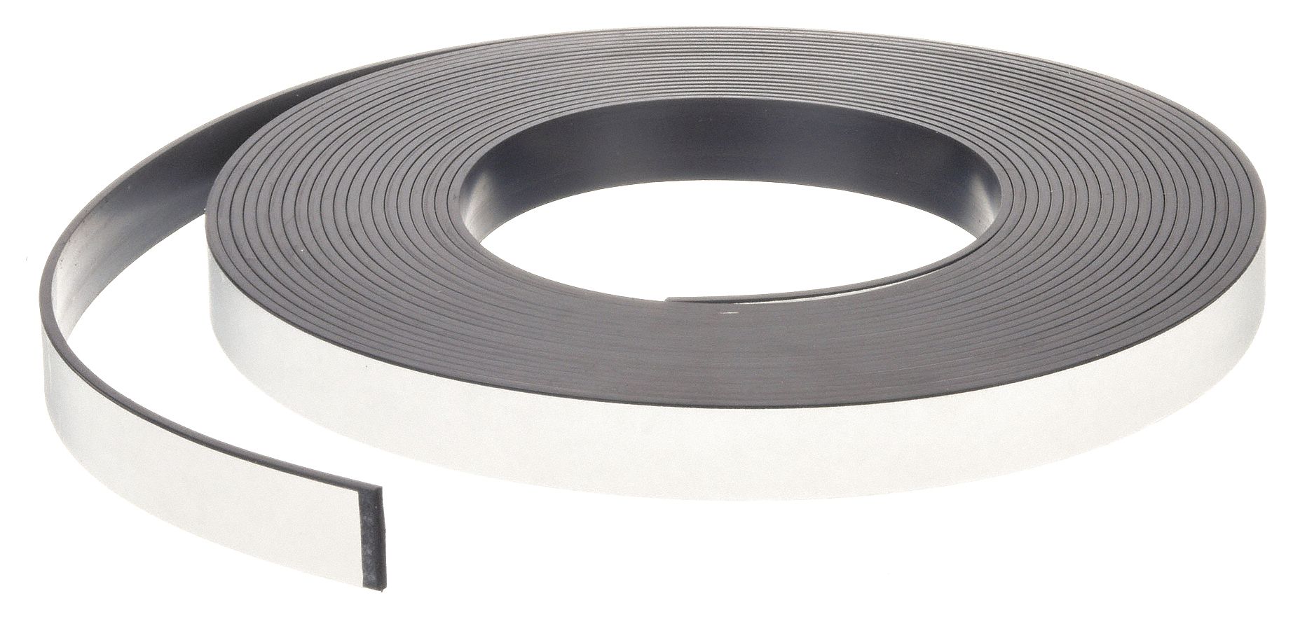 Magnetic Strip, Indoor/Outdoor Adhesive, 8 lb Max. Pull, 50 ft Length ...