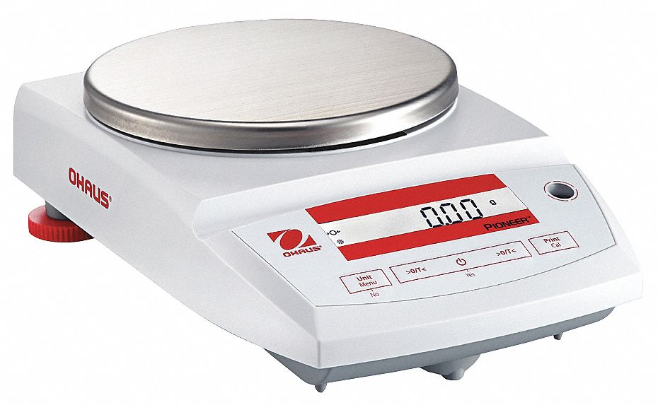 Compact Bench Scale, LCD Scale Display, Weighing Units g - Grainger