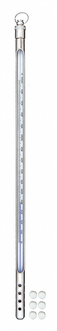 VEE GEE, 0°F to 300°F, Full Immersion, Armored Liquid In Glass ...